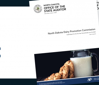 Home page of the State Auditor of North Dakota