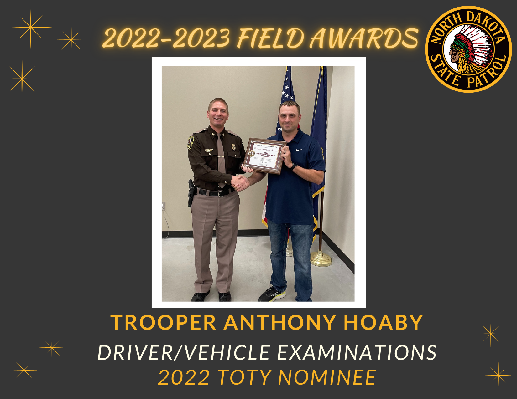 2022-2023 Field Awards | North Dakota State Highway Patrol