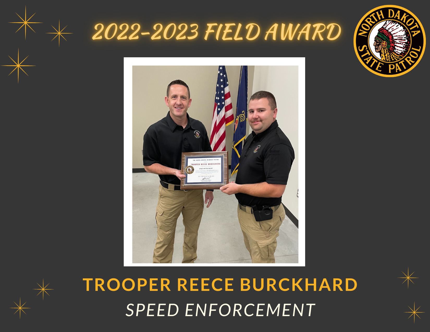 2022-2023 Field Awards | North Dakota State Highway Patrol