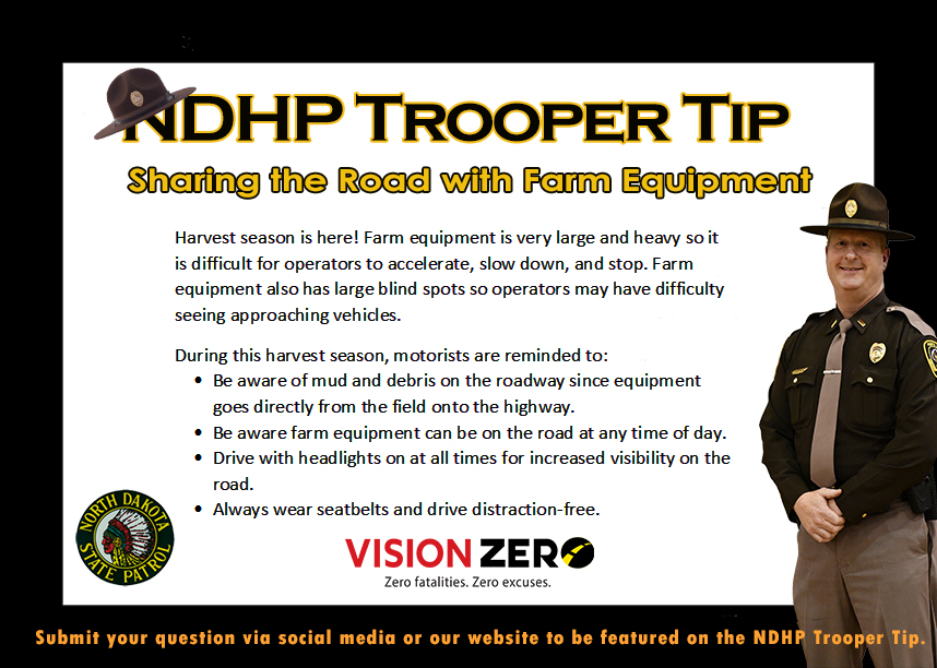 Trooper Tips | North Dakota State Highway Patrol